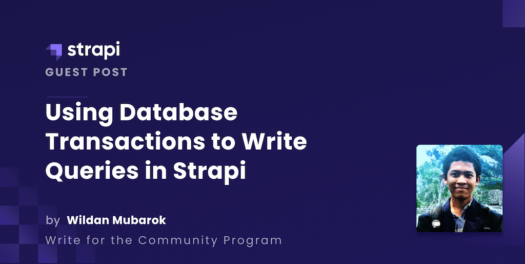 Using Database Transactions to Write Queries in Strapi