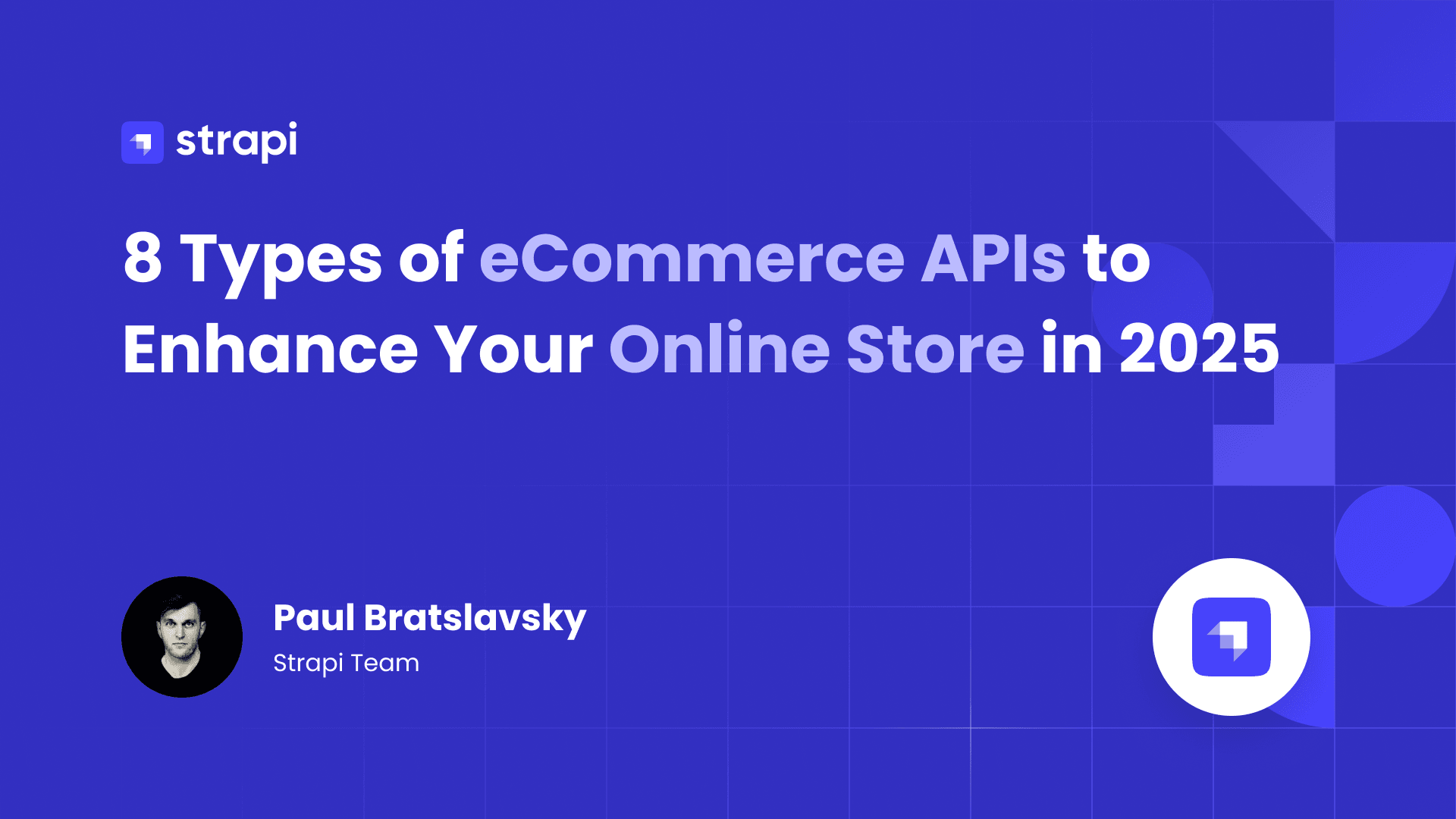 8 Types of eCommerce APIs to Elevate Your Online Store