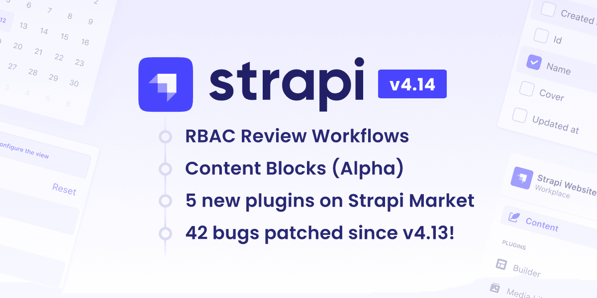 Strapi v4.14: RBAC for Review Workflows and new Rich-Text Editor