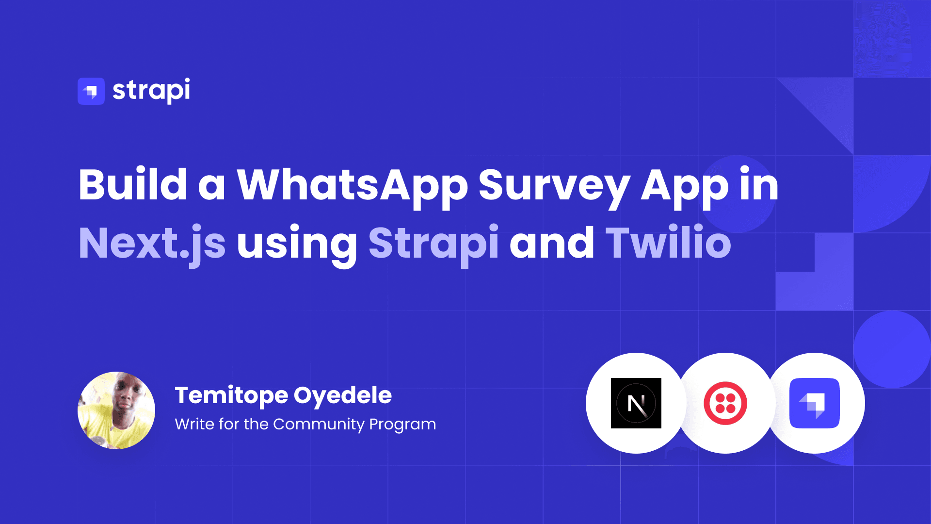 Build a WhatsApp Survey App Next.js using Strapi & Twilio
