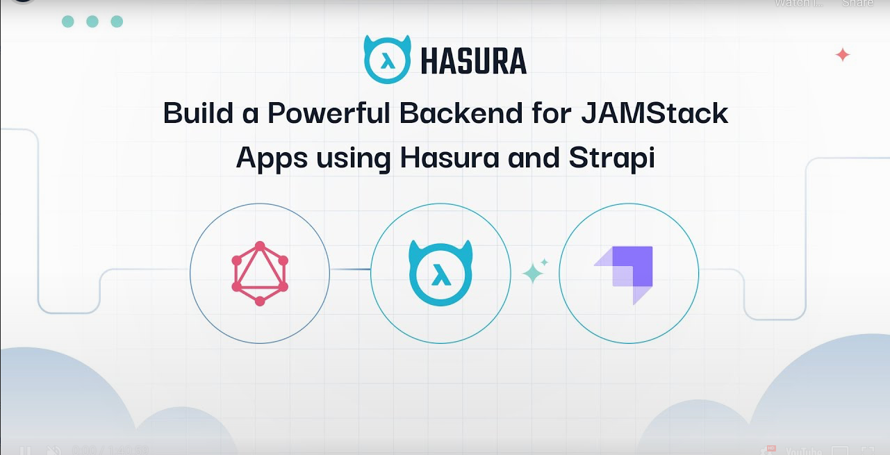 How to build a Jamstack application using Hasura and Strapi
