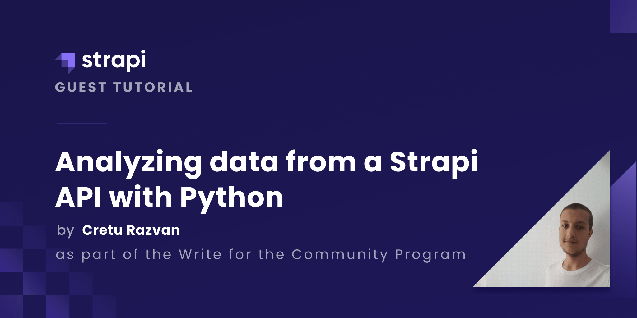 Analyze data from a Strapi project with Python
