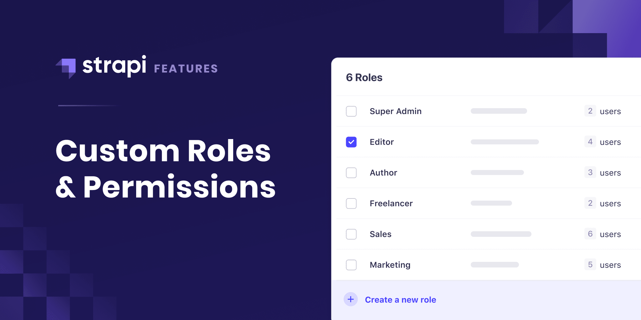 Role Based Access Control - Custom Roles and Permissions