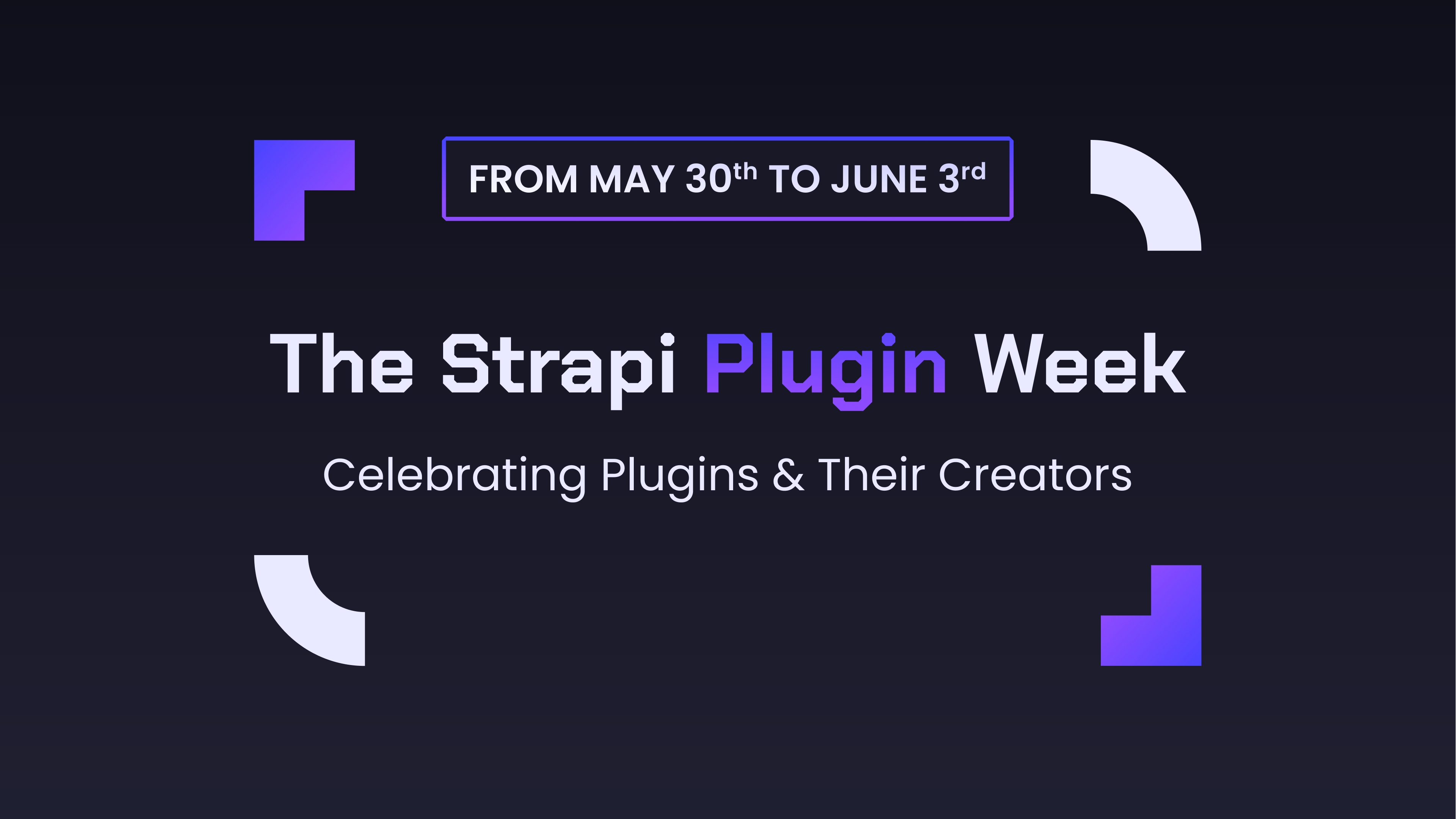 Announcing Strapi Plugin Week!
