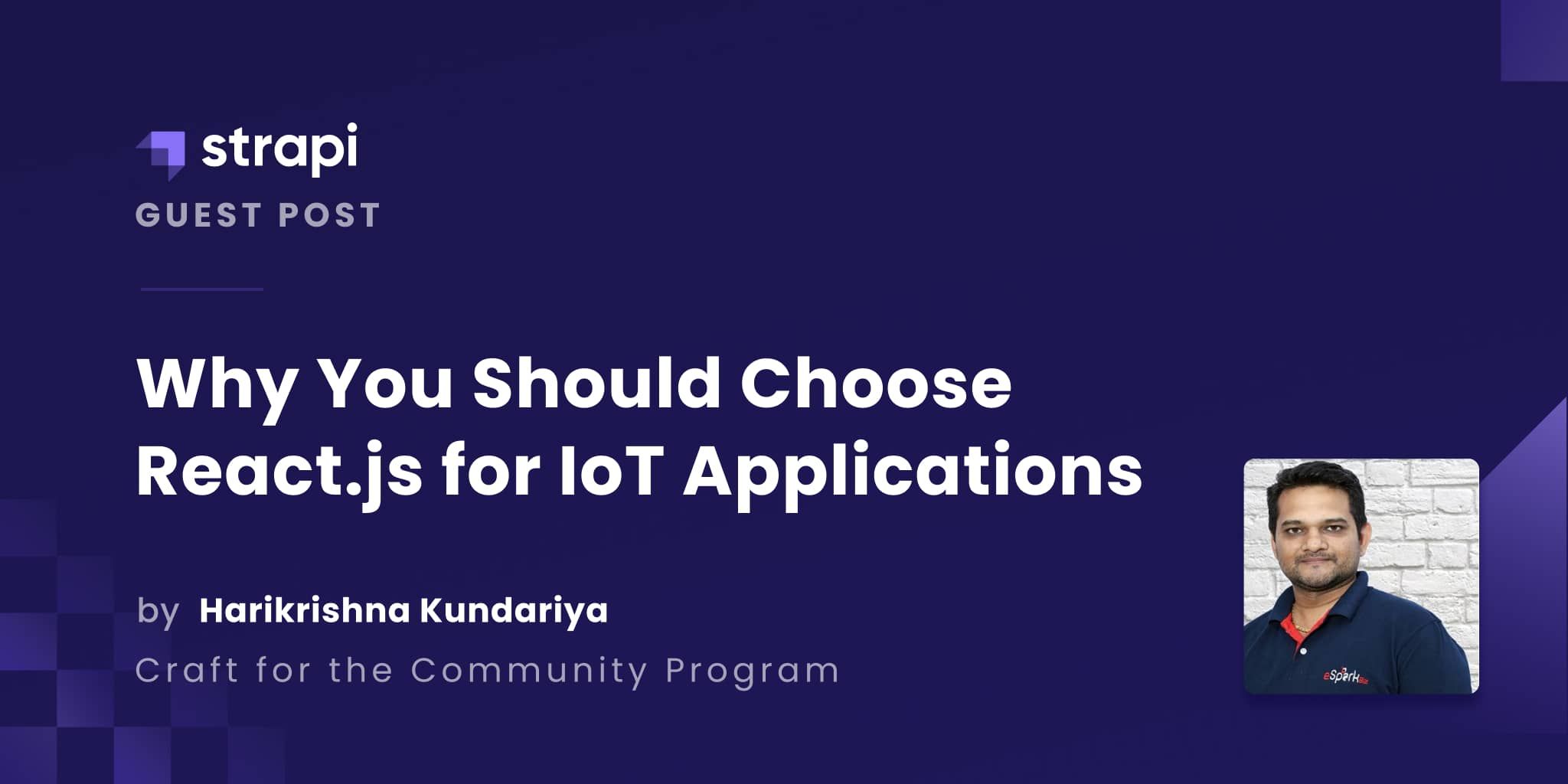 Why You Should Choose React for IoT Applications