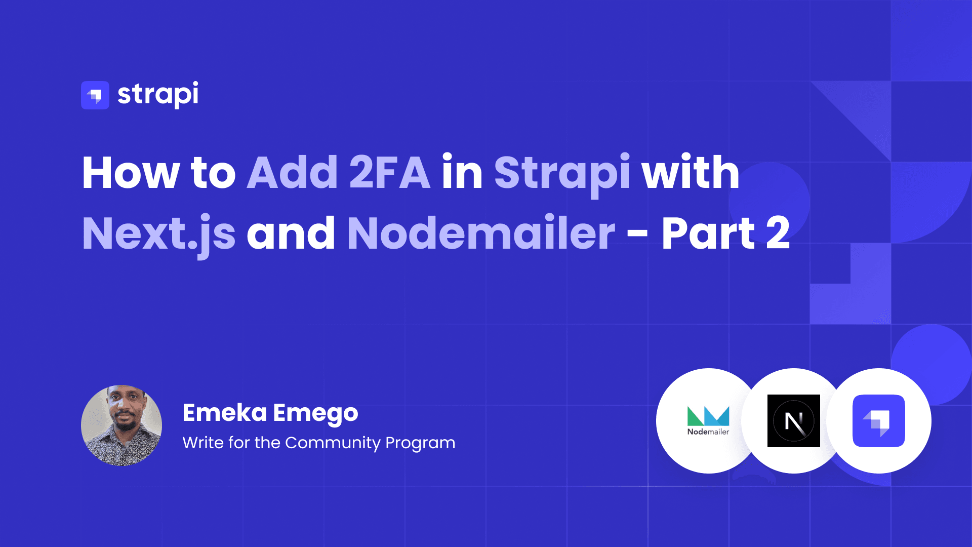 How to Add 2FA in Strapi with Next.js & Nodemailer - Part 2
