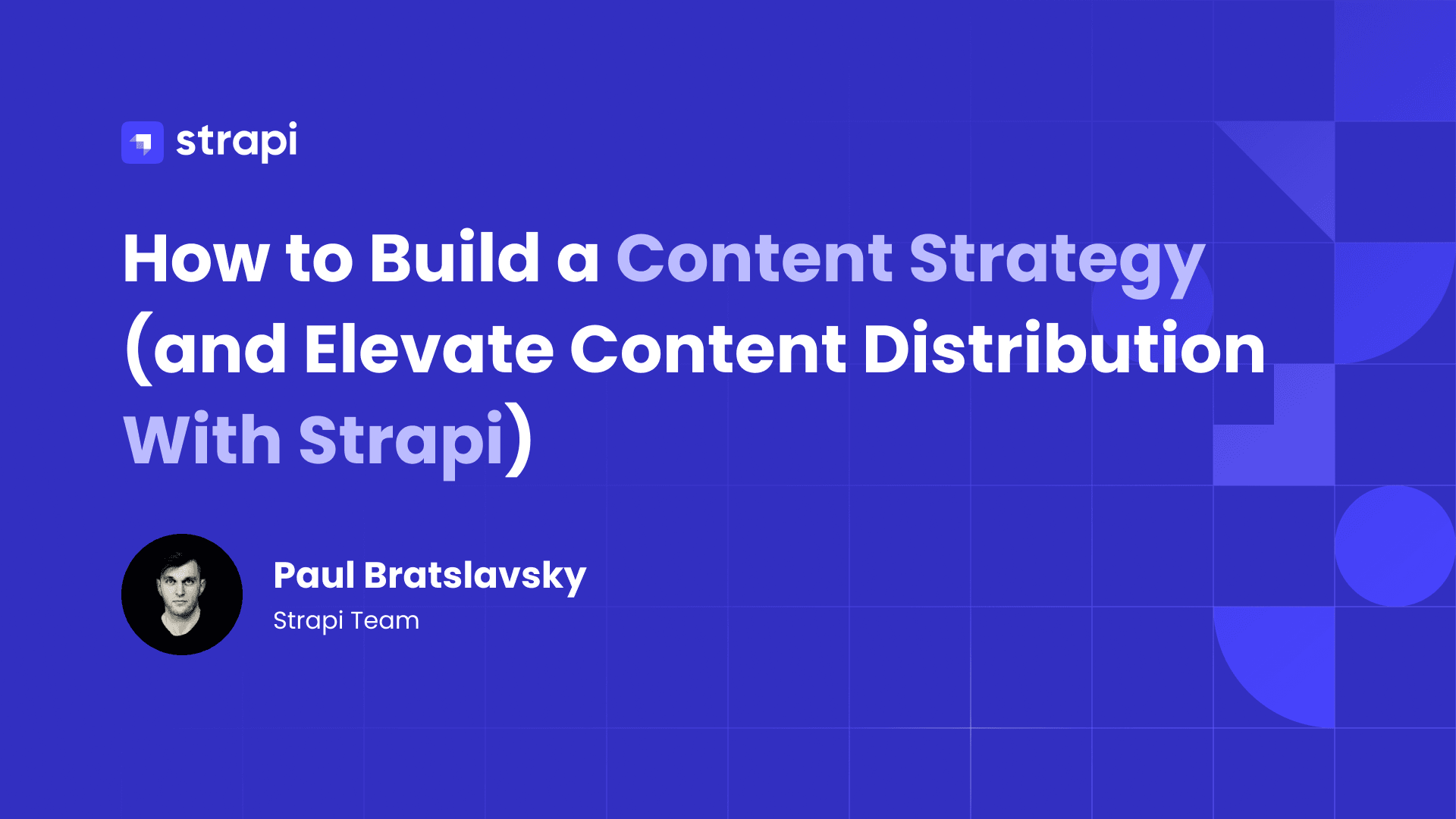 How to Build a Content Strategy Using Strapi