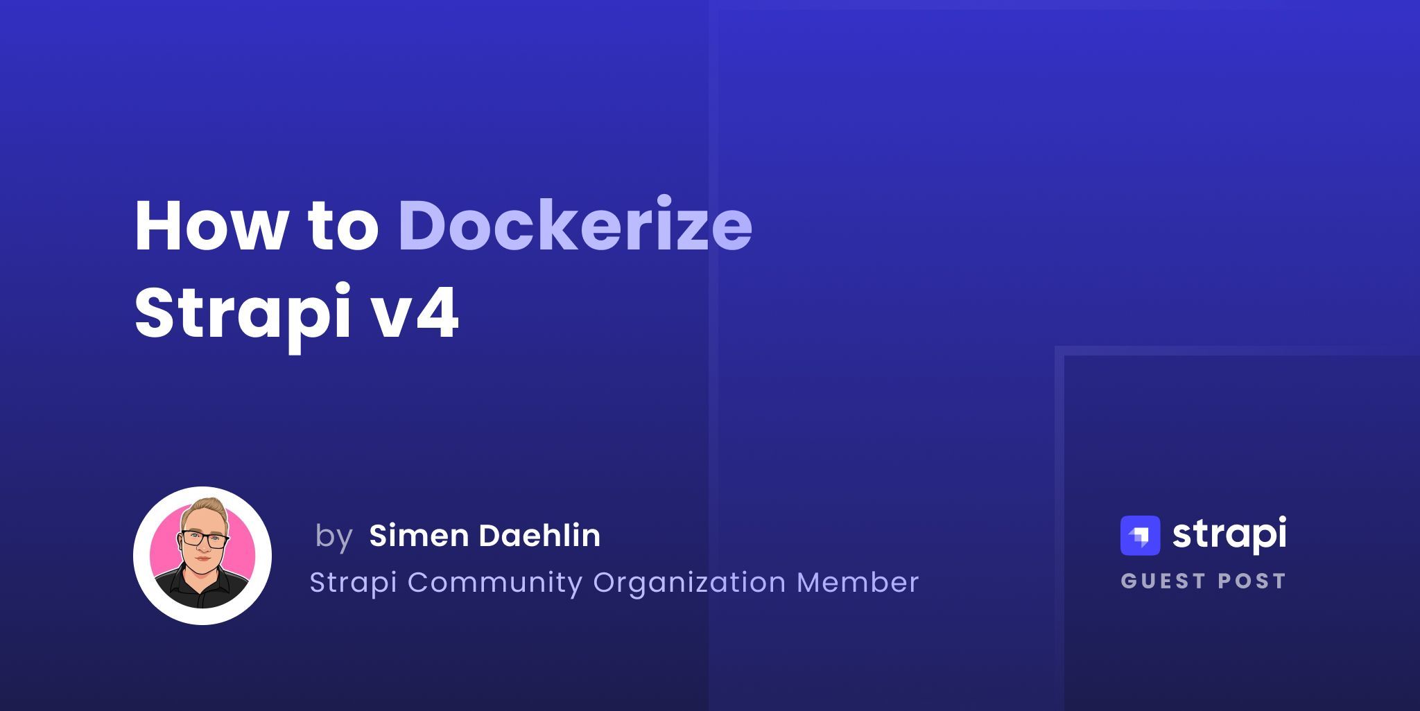How to Dockerize Strapi v4