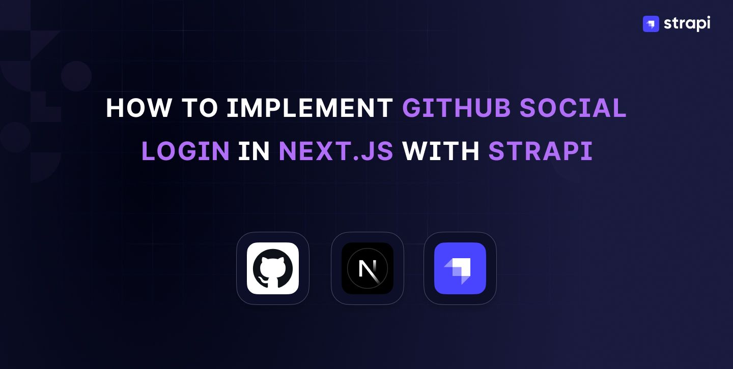 Implementing GitHub Social Login in Next.js with Strapi