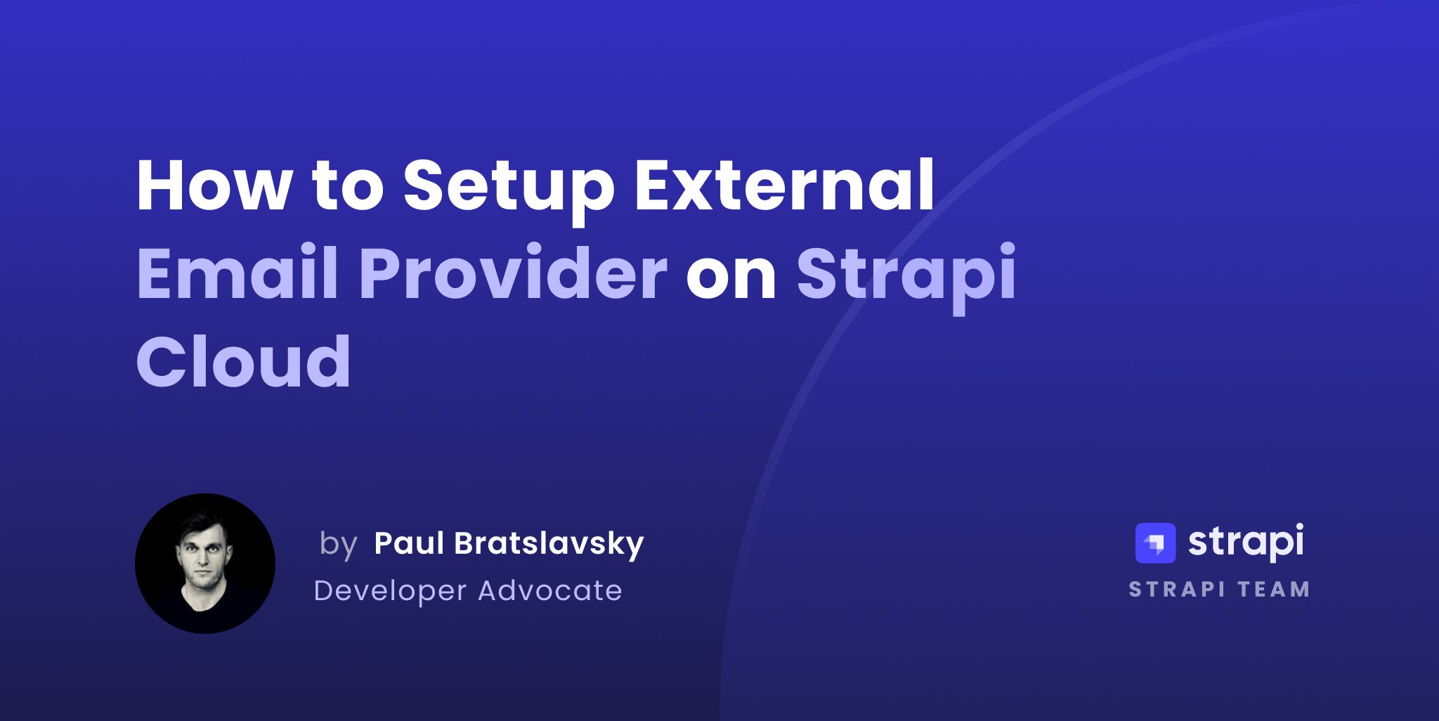 How to Setup External Email Provider on Strapi Cloud