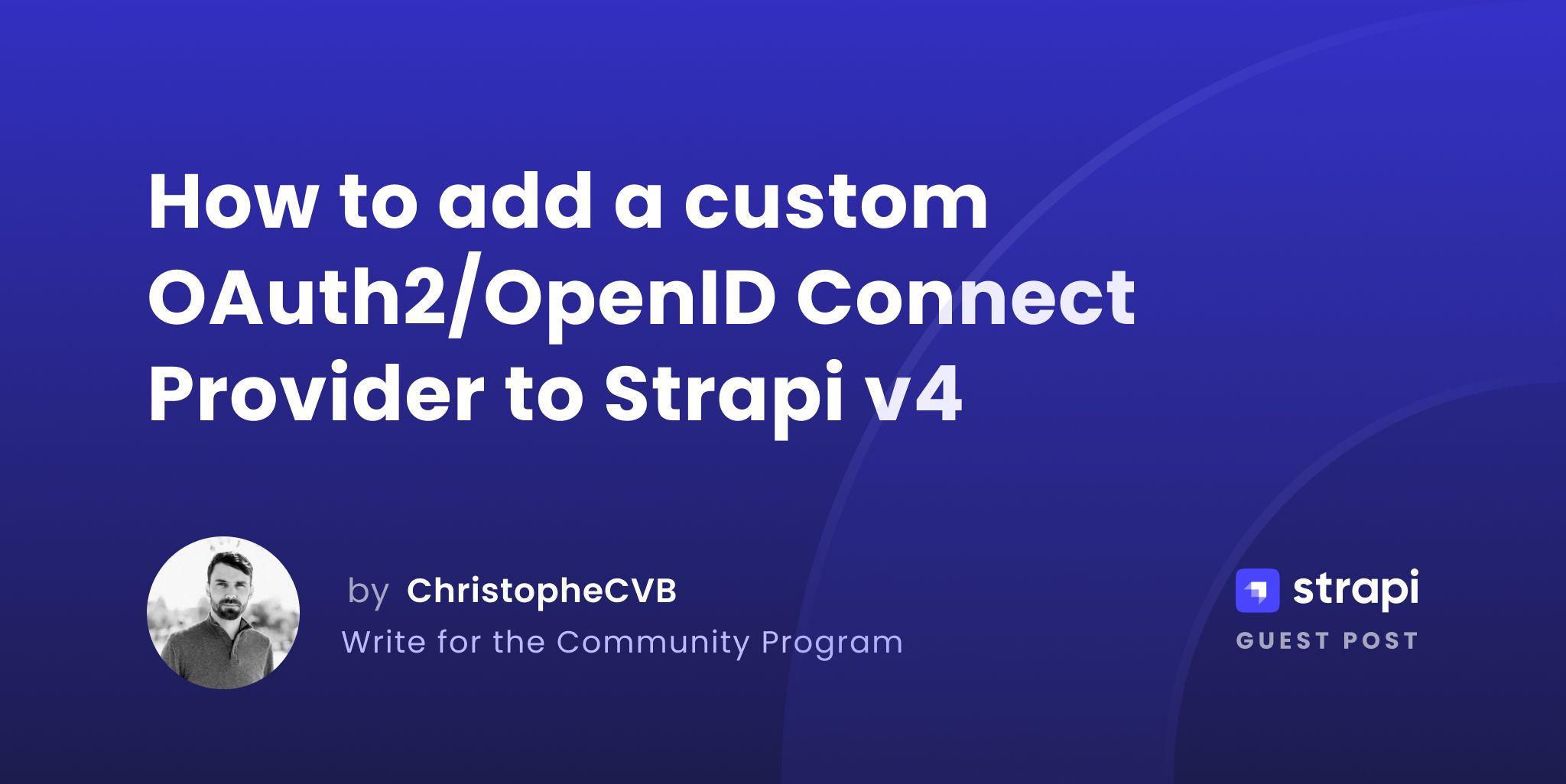 Add a Custom OAuth2/OpenID Connect Provider to Strapi v4