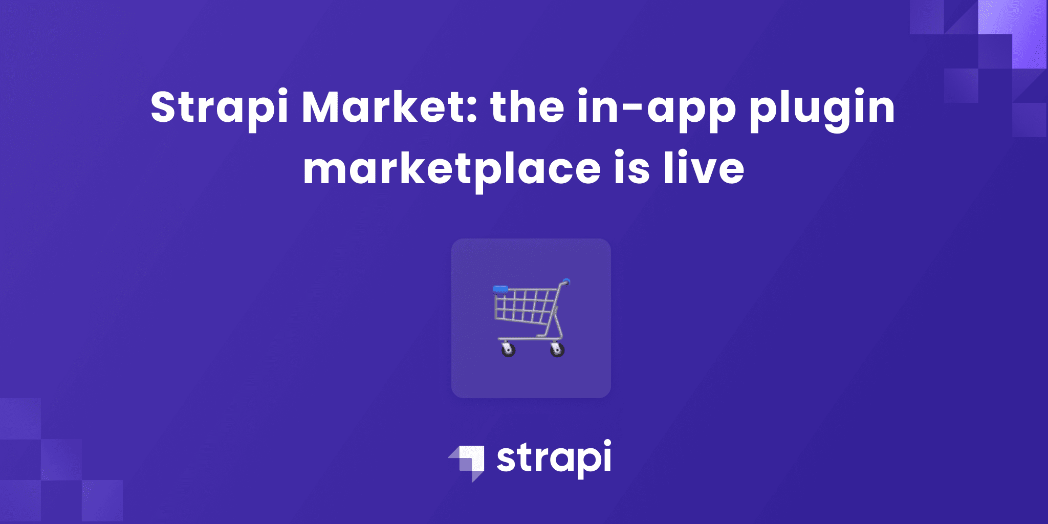 Meet the in-app Strapi marketplace