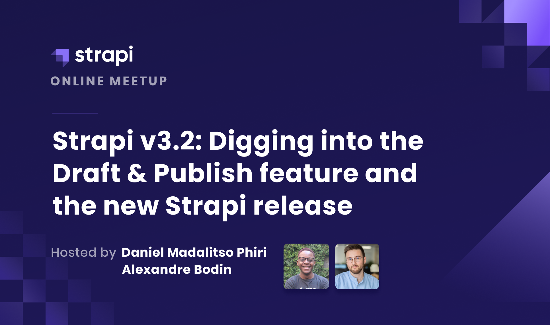 Strapi Online Meetup-Digging into the Draft & Publish feature