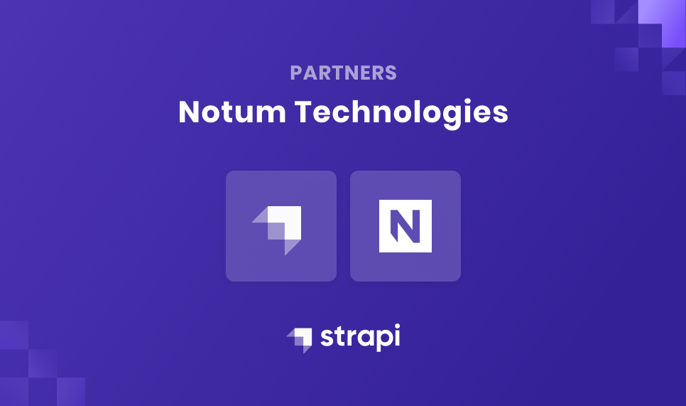 Notum Strapi Partner Page