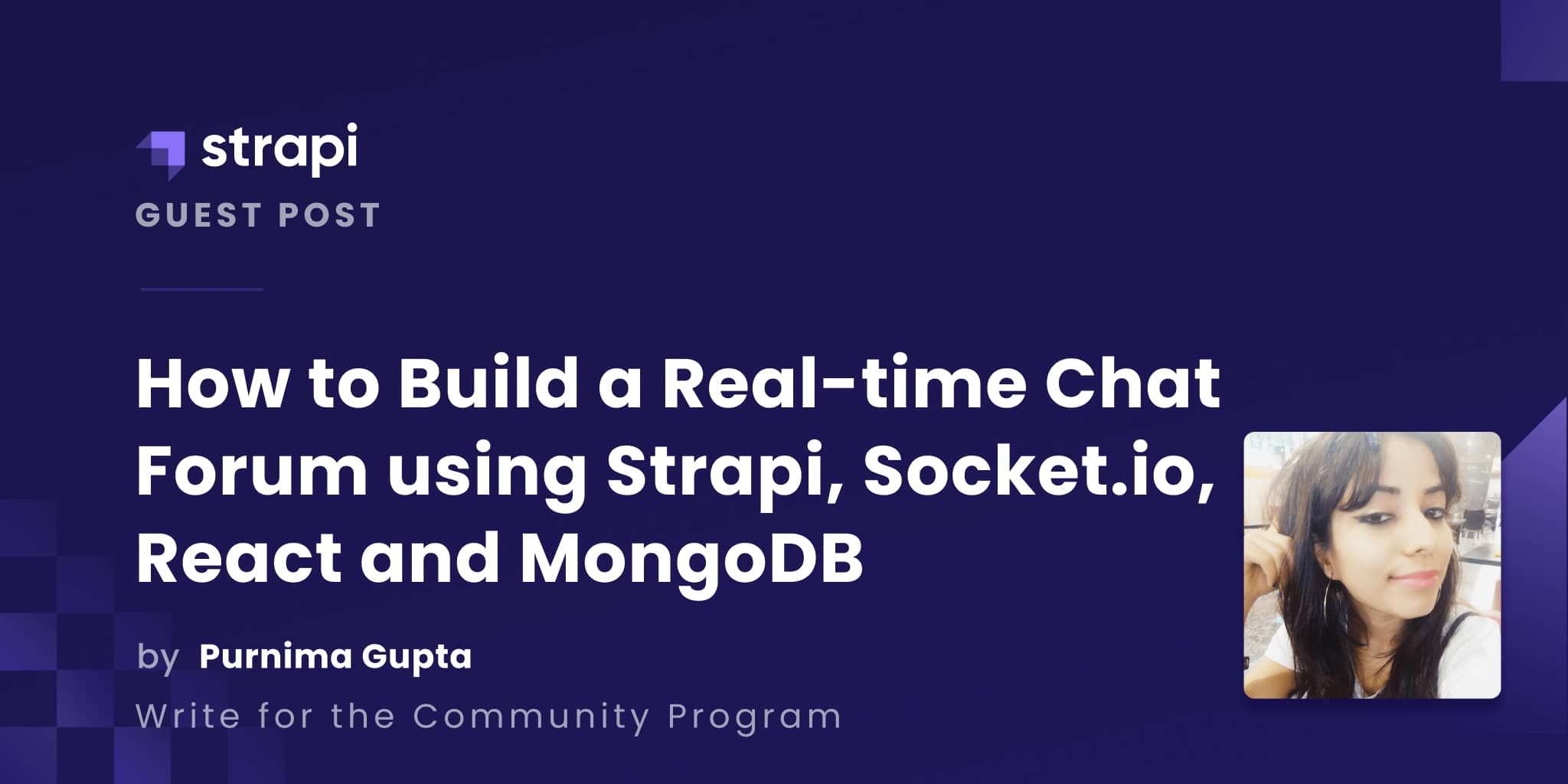 Real-time Chat Forum using Strapi, Socket.io, React and MongoDB