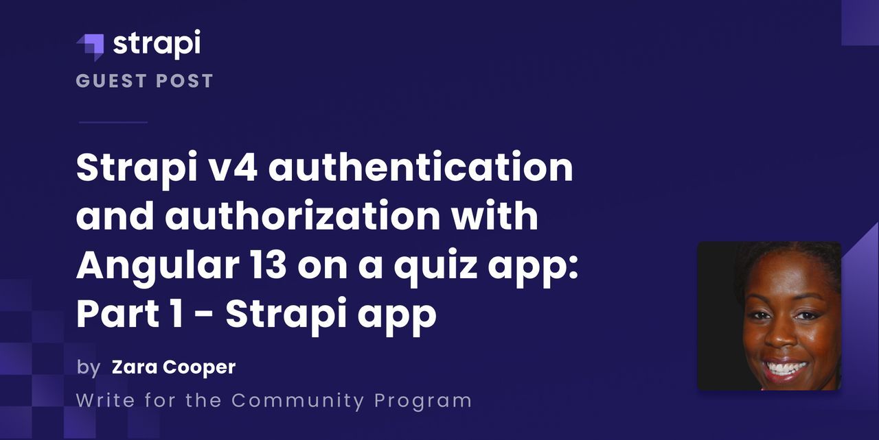 Strapi v4 Authentication and Authorization with Angular 13 on a Quiz ...