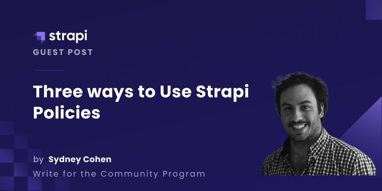 Here are three Ways to Use Strapi Policies