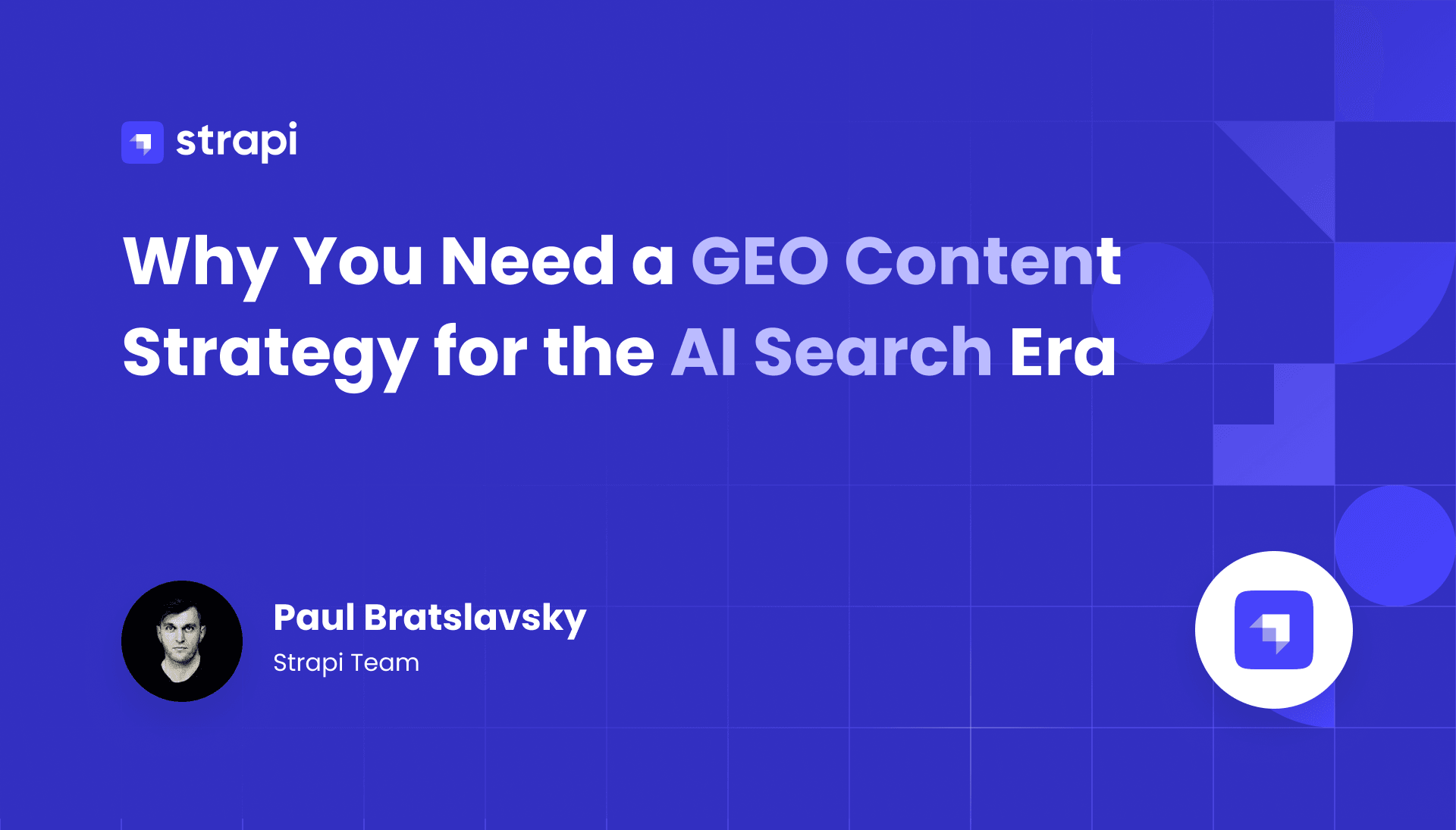 Why You Need a GEO Content Strategy for the AI Search Era