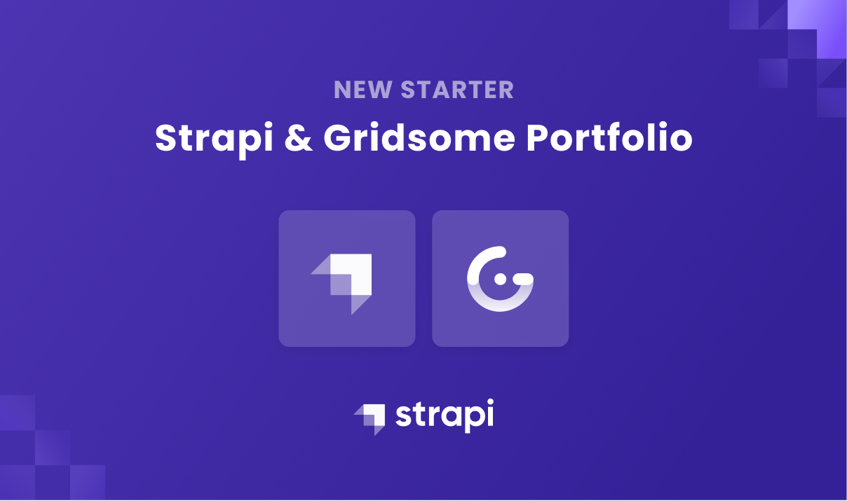Strapi-Gridsome Starter for your Portfolio Website