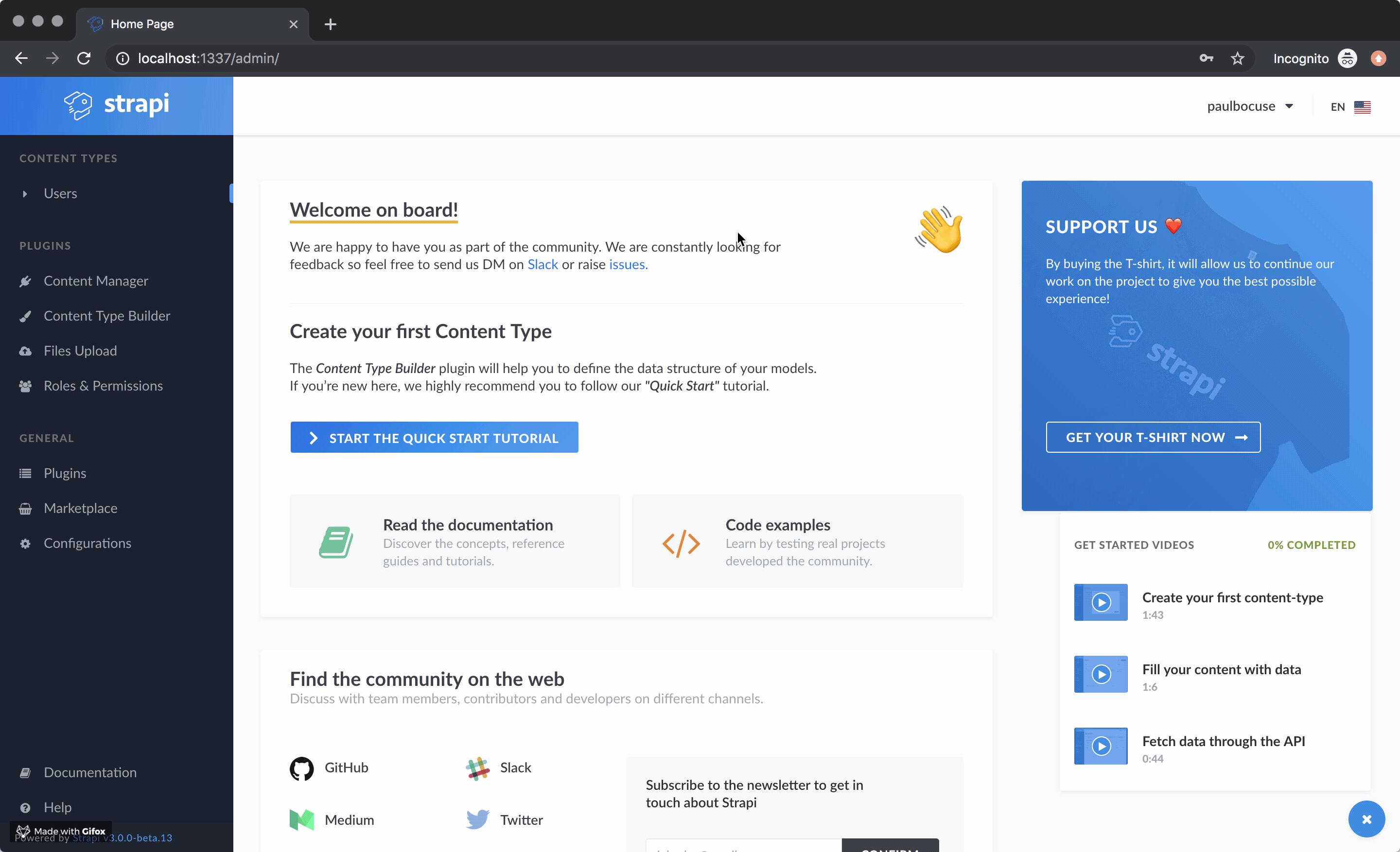 Splitting the management of Admin Users and End Users
